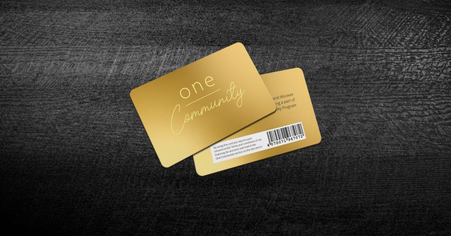 One Community Gold Card