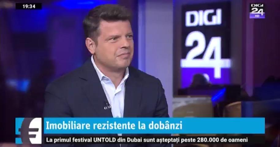 Andrei Diaconescu live on Digi24's "Business Club"